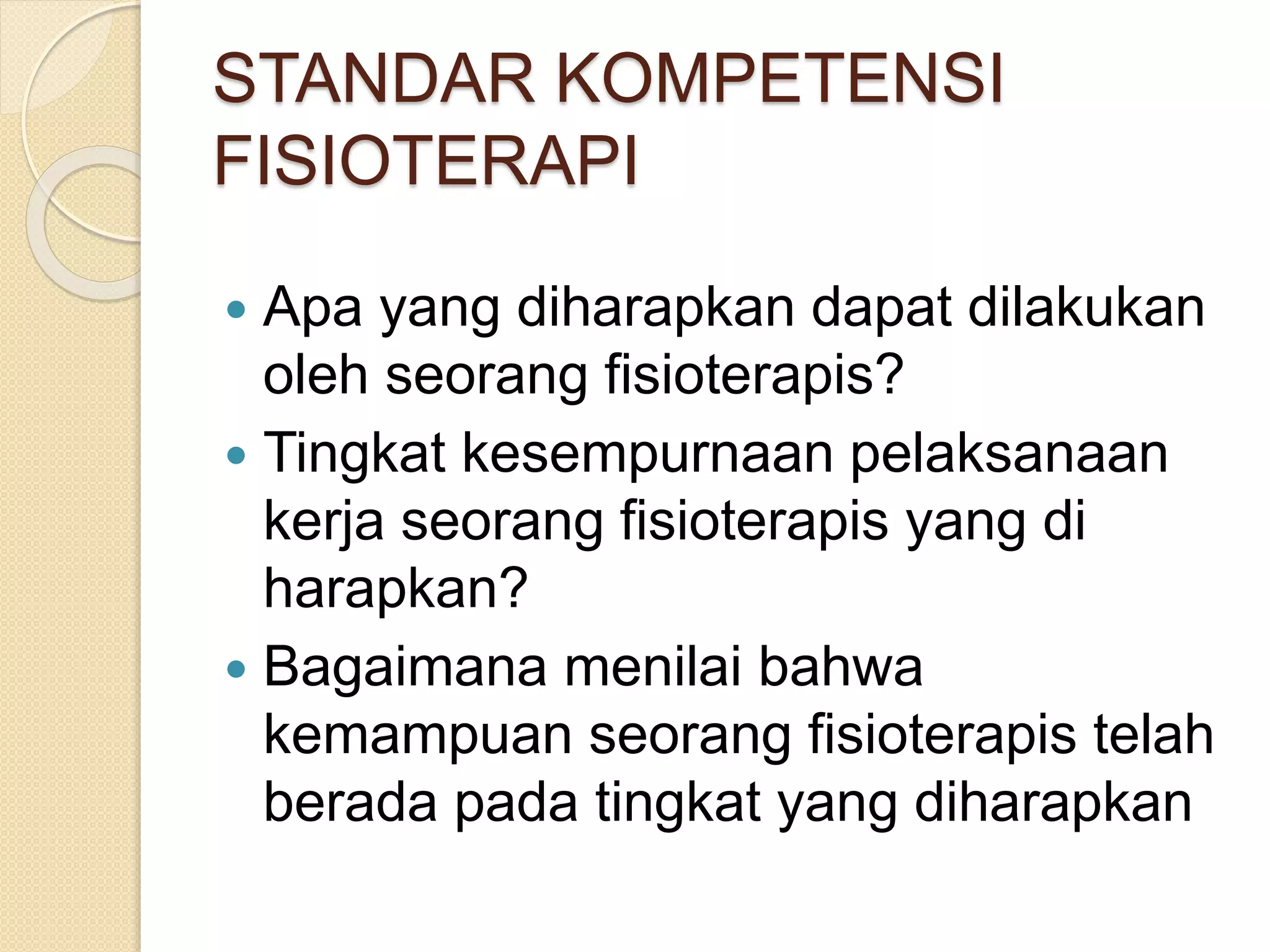Pengantar Fisioterapi | PPTX
