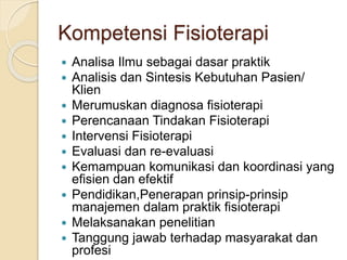 Pengantar Fisioterapi | PPTX