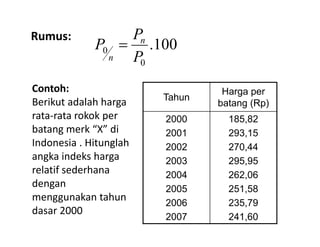 Pertemuan ii angka indeks | PDF