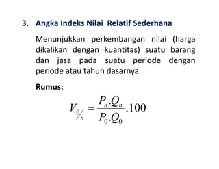 Pertemuan ii angka indeks | PDF