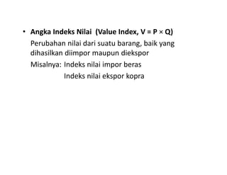 Pertemuan ii angka indeks | PDF