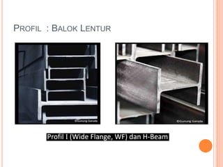 Pertemuan II - Perencanaan Balok pada struktur baja Balok Lentur V1.pptx