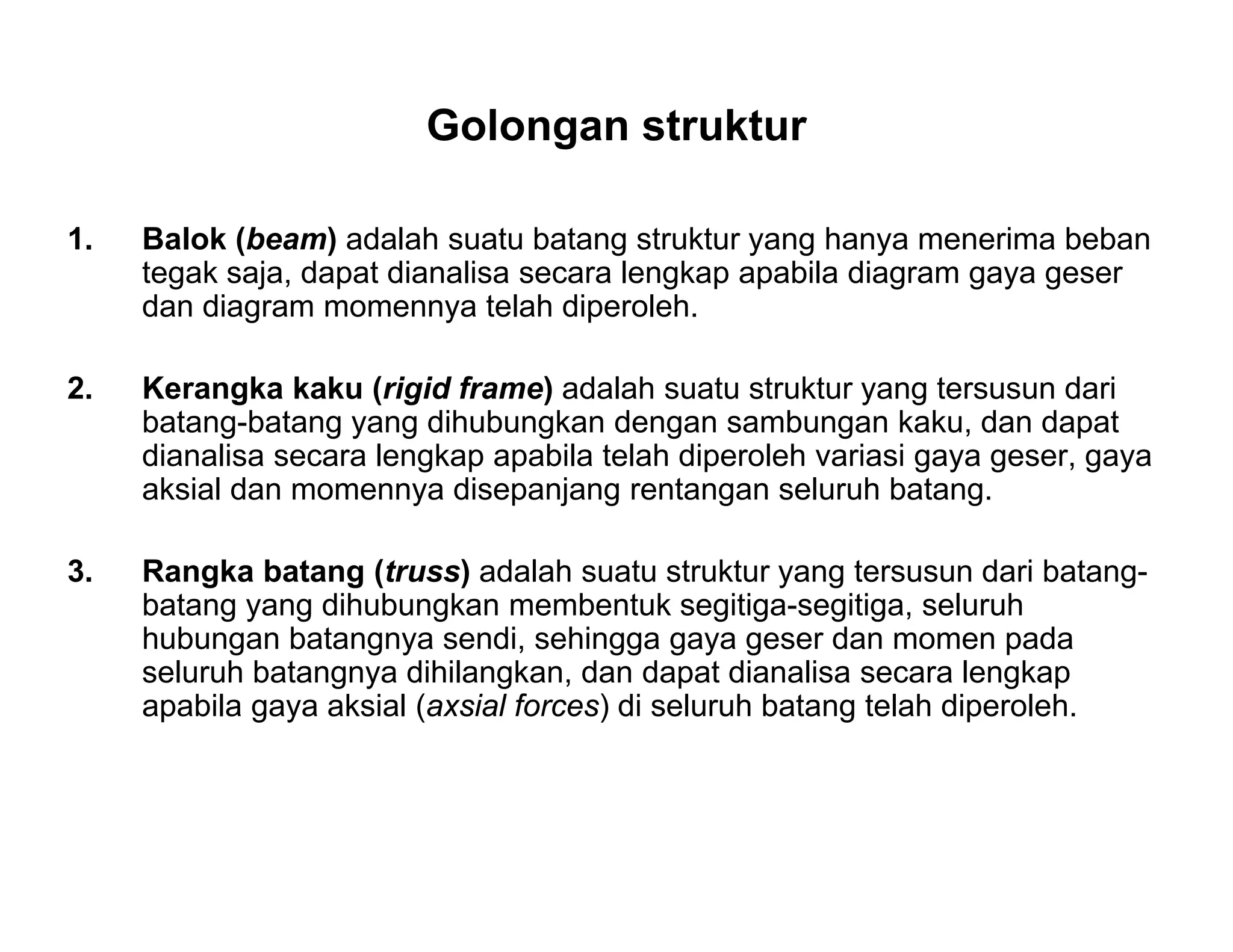 Analisa Struktur 2 Bab 1 Golongan Struktur | PDF