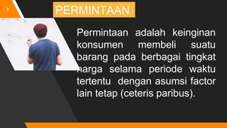 Pertemuan iii teori permintaan | PPTX