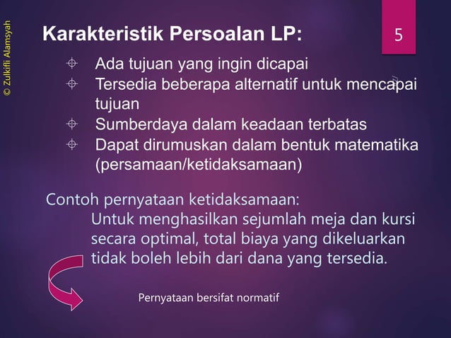 Pertemuan ii linier programing | PPT