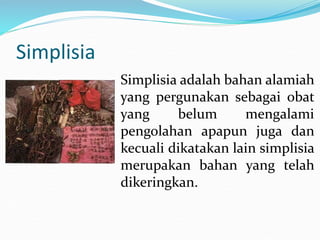 PERTEMUAN II SIMPLISIA.ppt