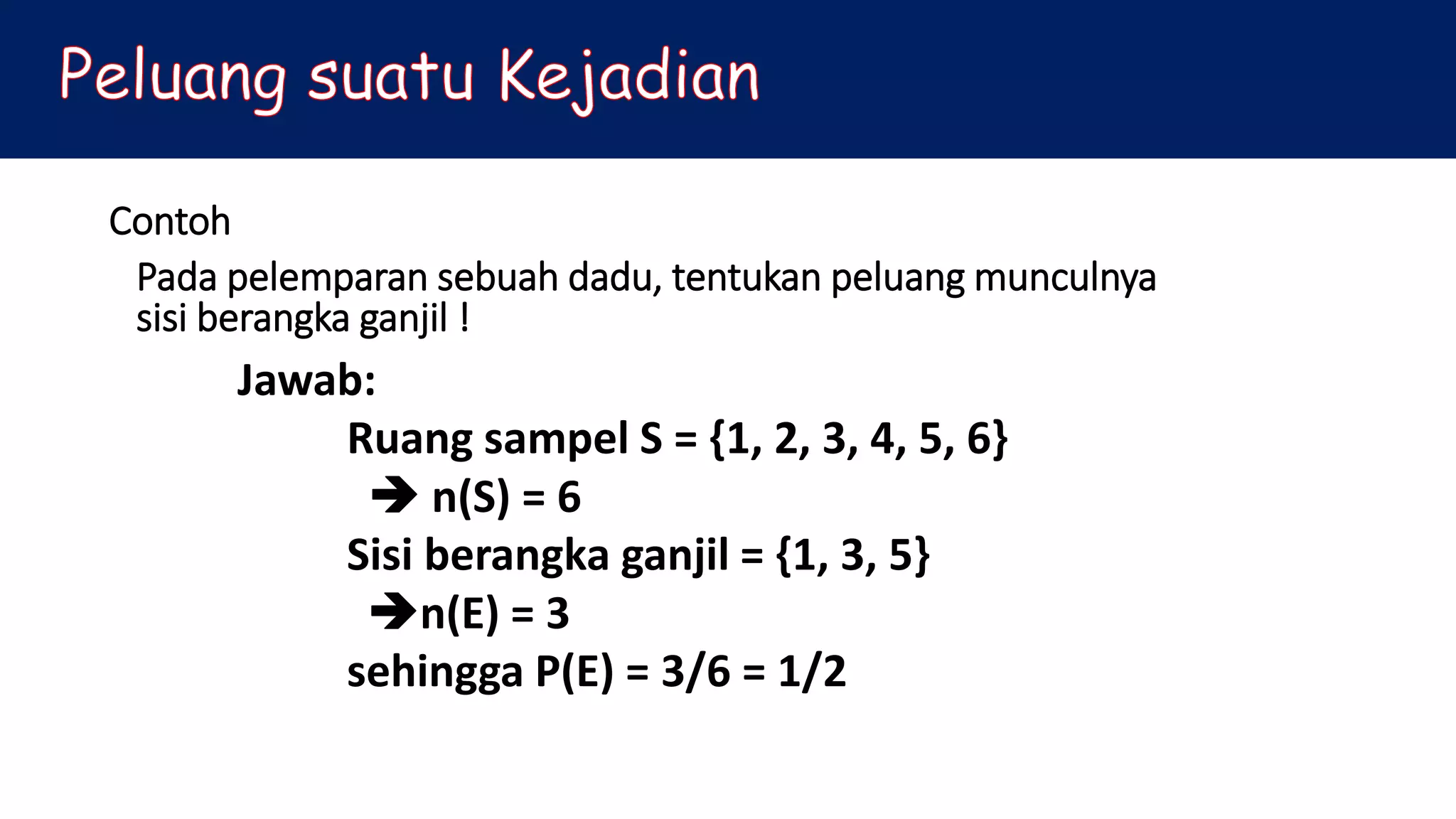 PERTEMUAN I KONSEP DASAR PELUANG.pptx