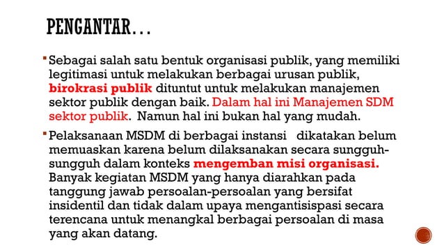 Management SDM New Model dengan Pendekatan Karakter | PPTX