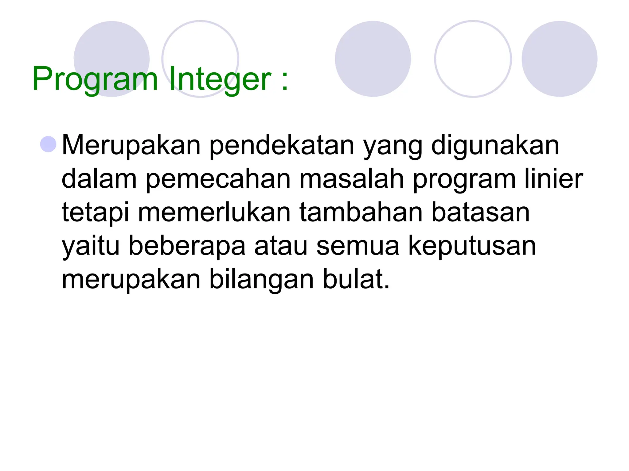 PENGERTIAN RISET OPERASI ATAU OPERATIONAL RESEARCH | PPTX