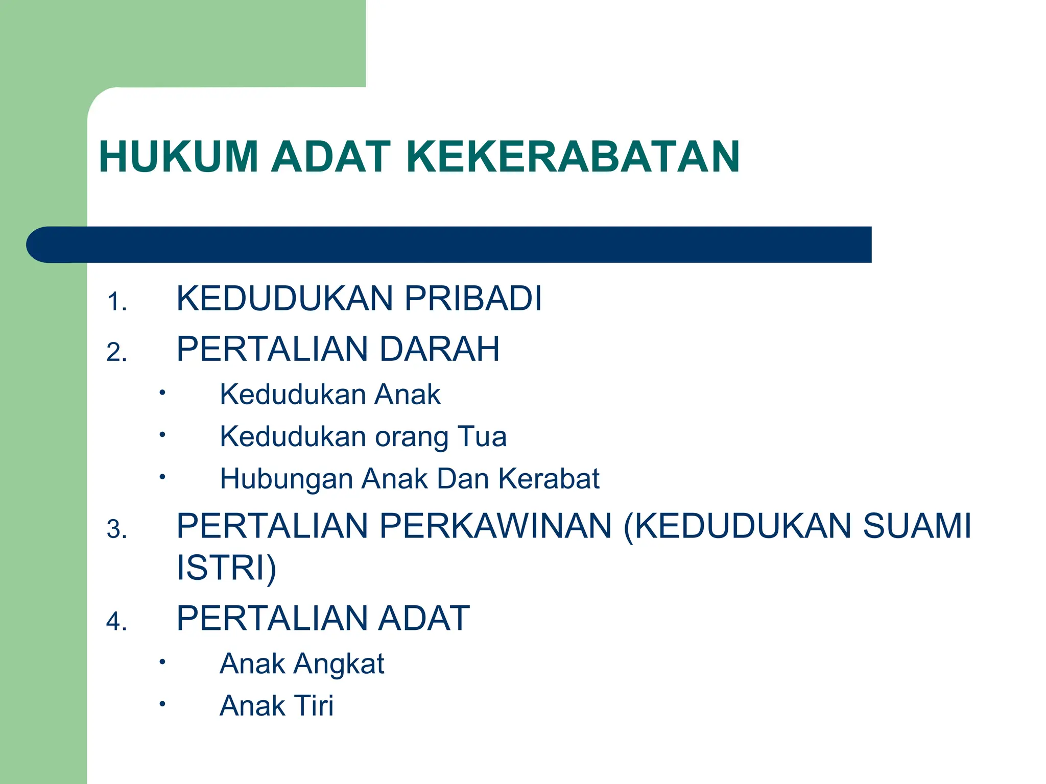 Pengantar Hukum Adat di iNDONESIA URGENSI | PPT