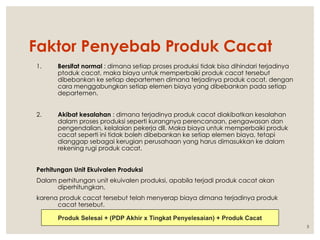 PERTEMUAN IX PRODUK CACAT DAN PRODUK RUSAK.ppt