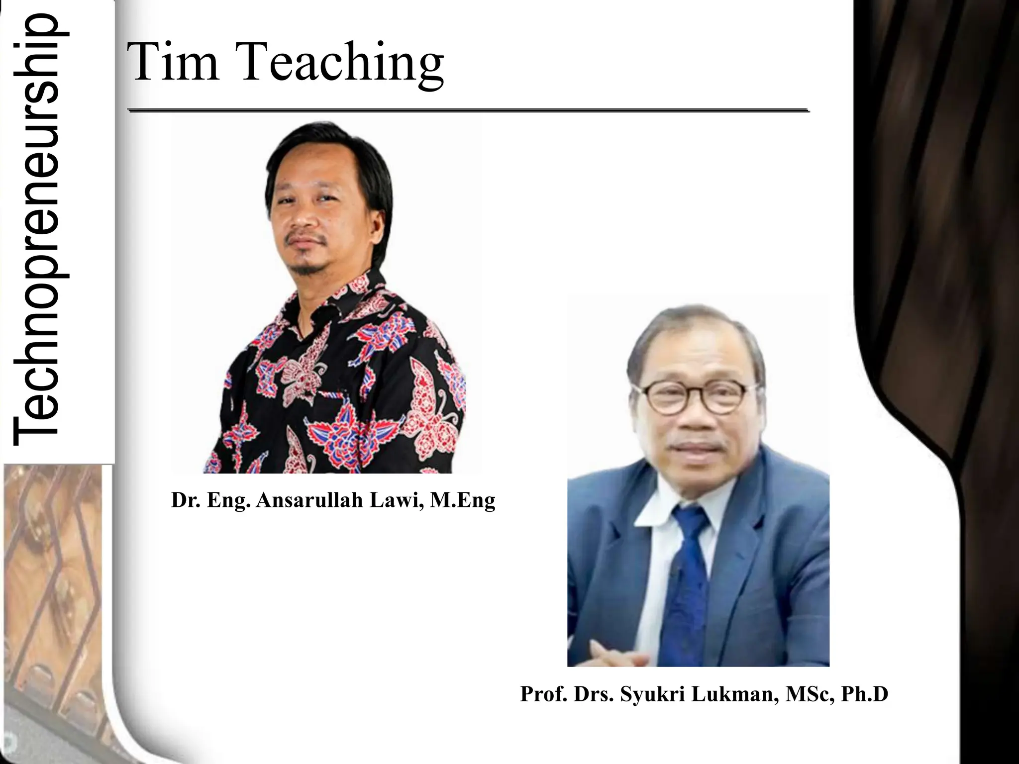 TECHNOPRENEURSHIP Pertemuan ke-1.ppt