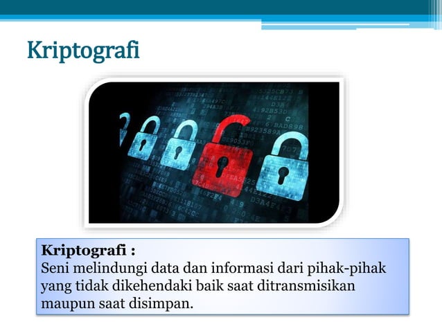 Information System Security - Kriptografi | PPT