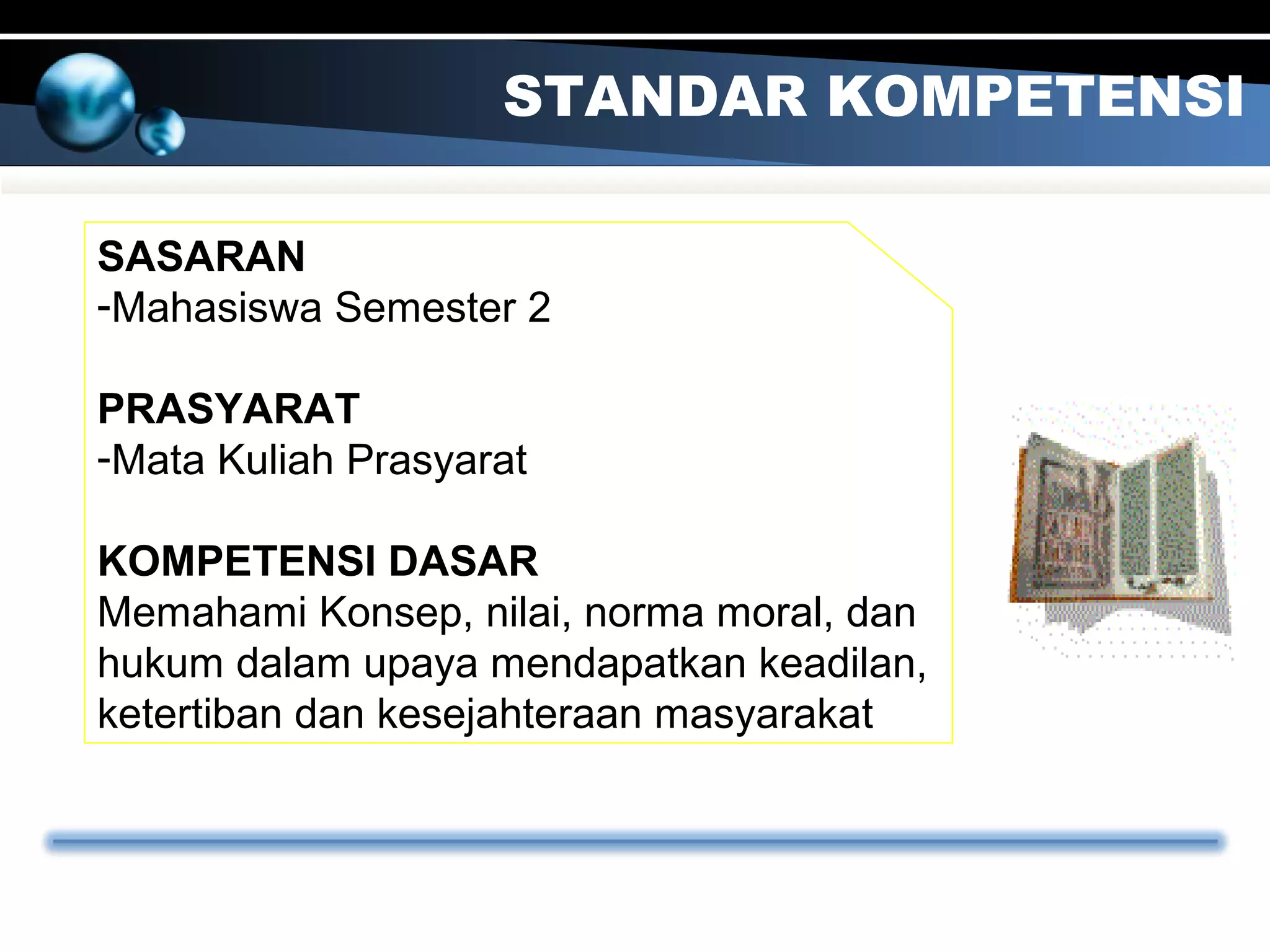 Konsep, Nilai, Norma, Moral dan Hukum | PPT