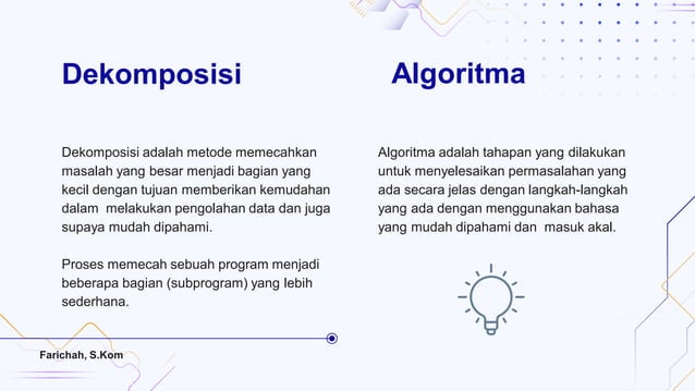 Algoritma dan Pemrograman Kelas 9 | PDF