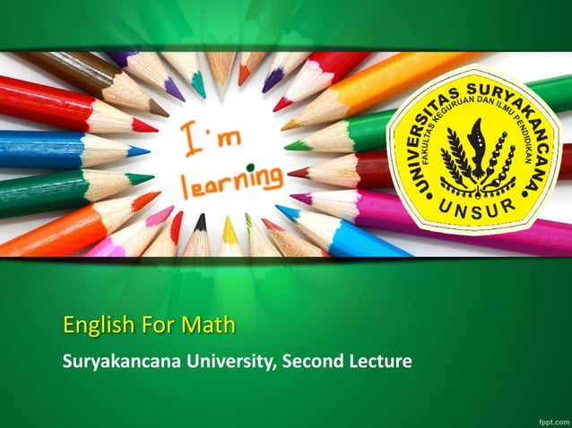 Secondary Lecture | PPT