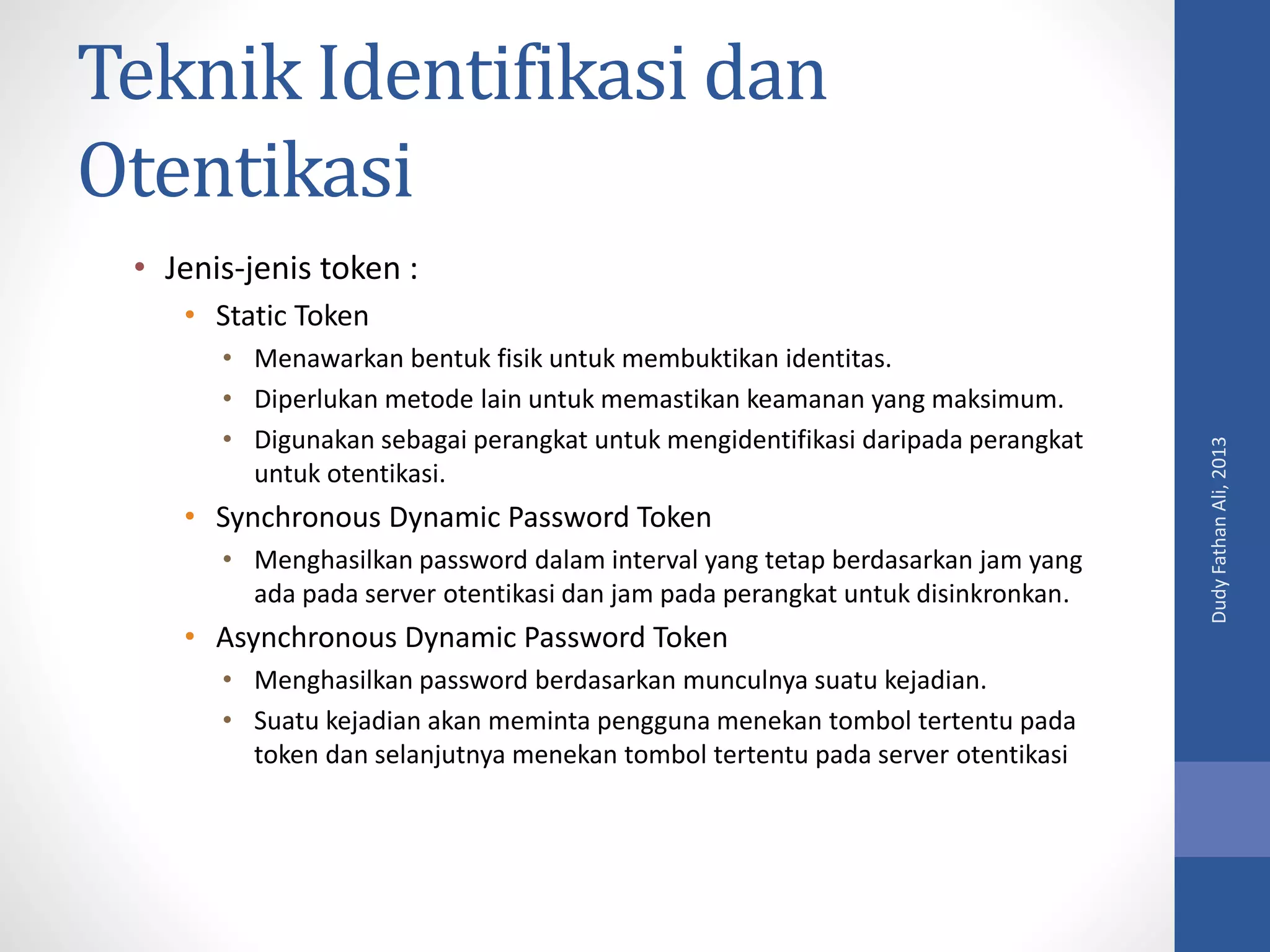 Information System Security - Akuntabilitas dan Akses Kontrol | PPTX