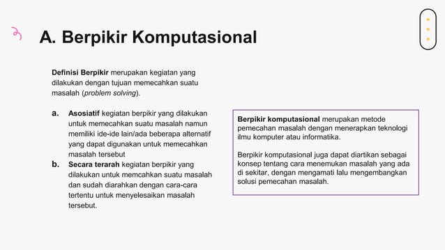 Berpikir komputasional Kelas 7 | PDF