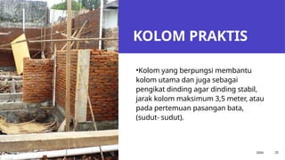 Pertemuan ke-3_Kolom, Balok, dan Dinding.pptx