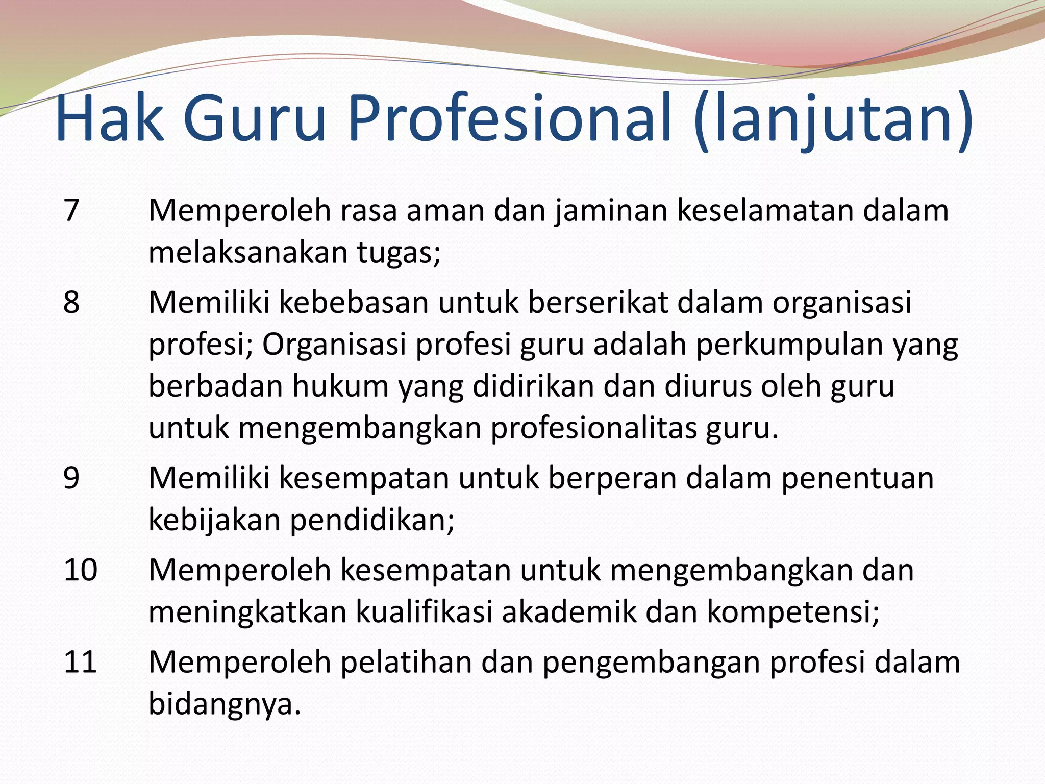sekilas tentang profesi guru | PPTX
