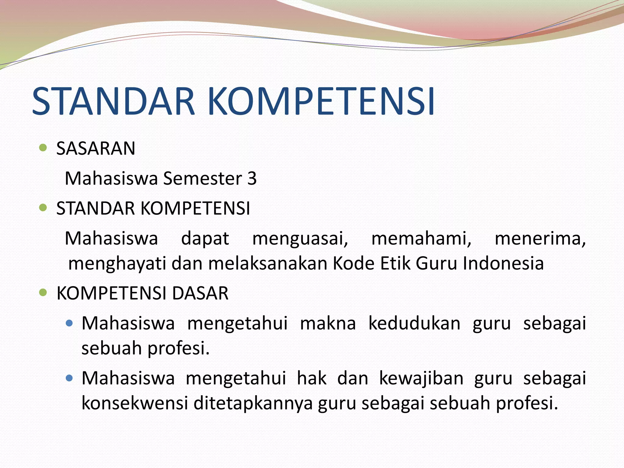 sekilas tentang profesi guru | PPTX