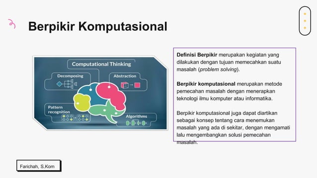 Berpikir Komputasional Kelas 10 | PDF