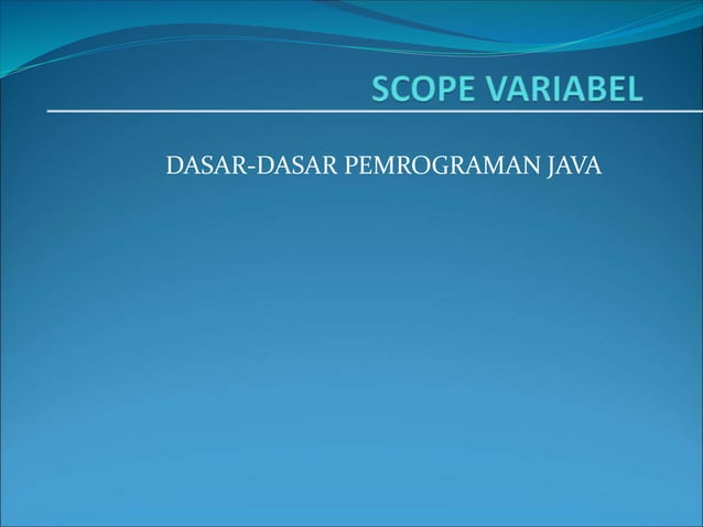 pertemuan ke-4 (Variabel dan Konstanta).ppt