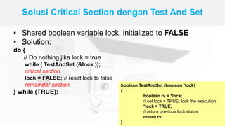 Pertemuan Ke-5 - Sistem Operasi - Sinkronisasi Proses.pptx