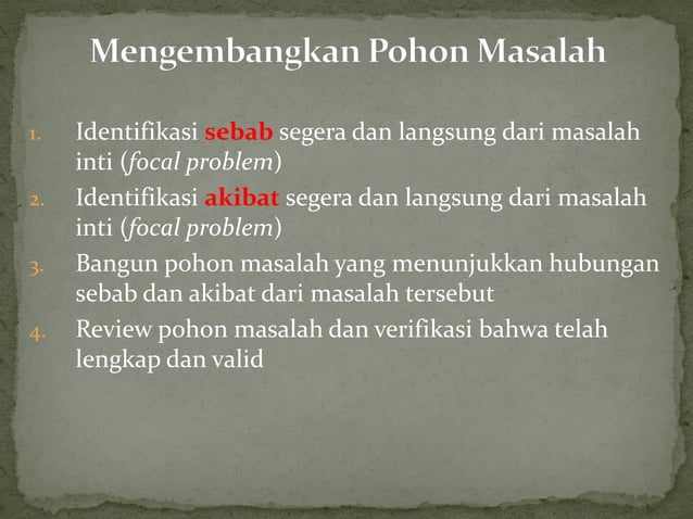 Pertemuan ke 6 & 7 - logical framework approach | PDF