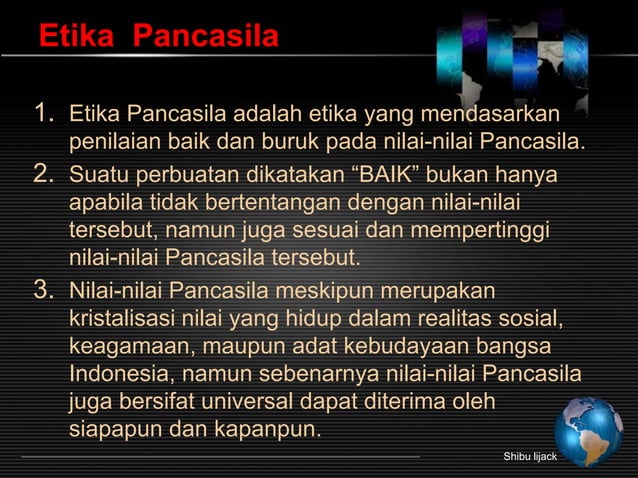Pertemuan Ke-6 (Pancasila sebagai Sistem etika).pptx