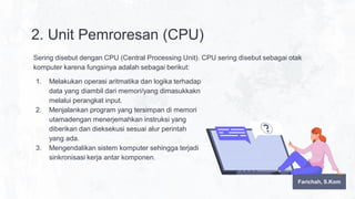 Sistem Komputer Kelas 7 | PDF