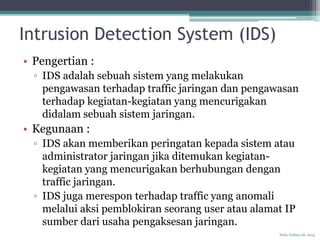 Information System Security - Serangan dan Pengawasan | PPTX