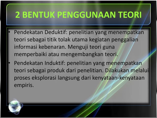 FUNGSI TEORI DALAM SEBUAH PENELITIAN.pptx