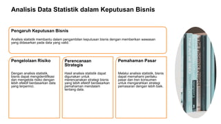 Probstat: pengantar statistik dan analisis data | PPT