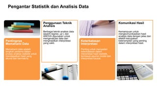 Pertemuan ke 1: pengantar statistik dan analisis data | PDF