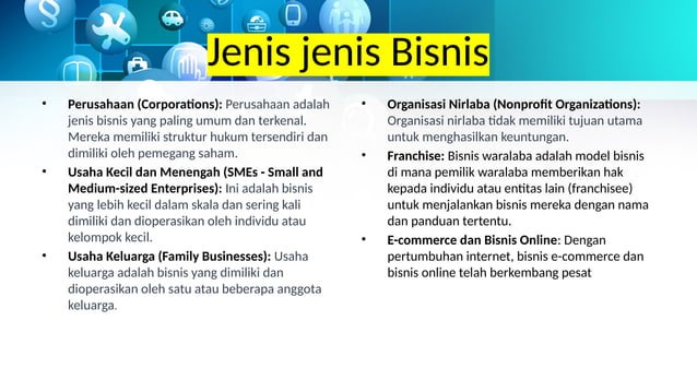Mata kuliah pengantar bisnis pertemuan 1 | PPTX