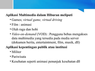 MULTIMEDIA DAN ANIMASI video dan animasi | PPTX