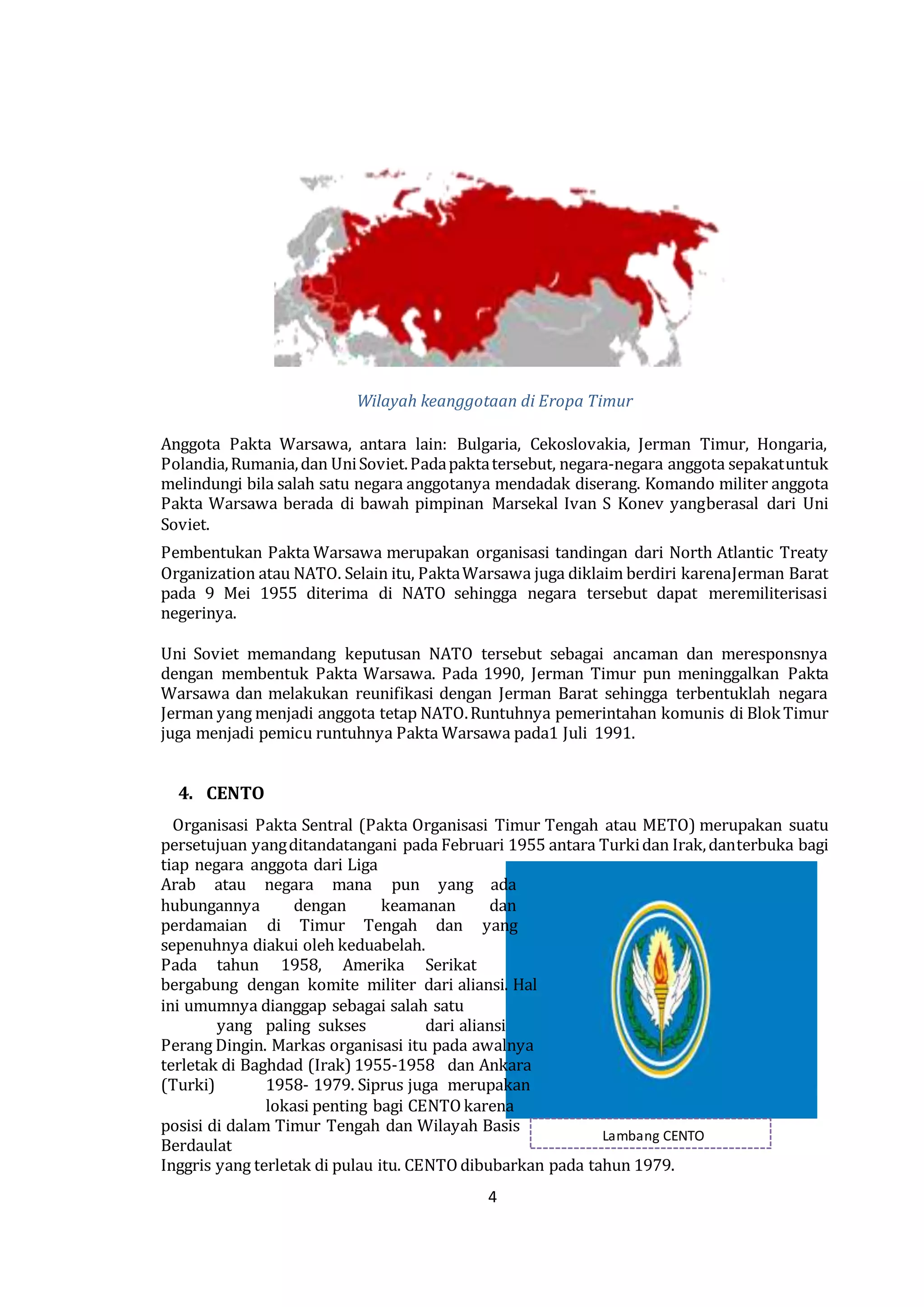 Sejarah Organisasi Global dan Regional | DOCX