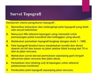 PERTEMUAN KE 12, Peta Topografi Perencanaan Pembangunan Jalan.pptx