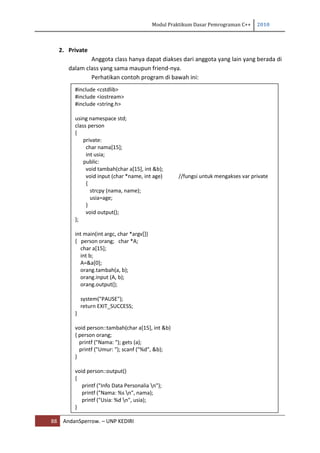 Dasar pemrograman C++ | DOCX