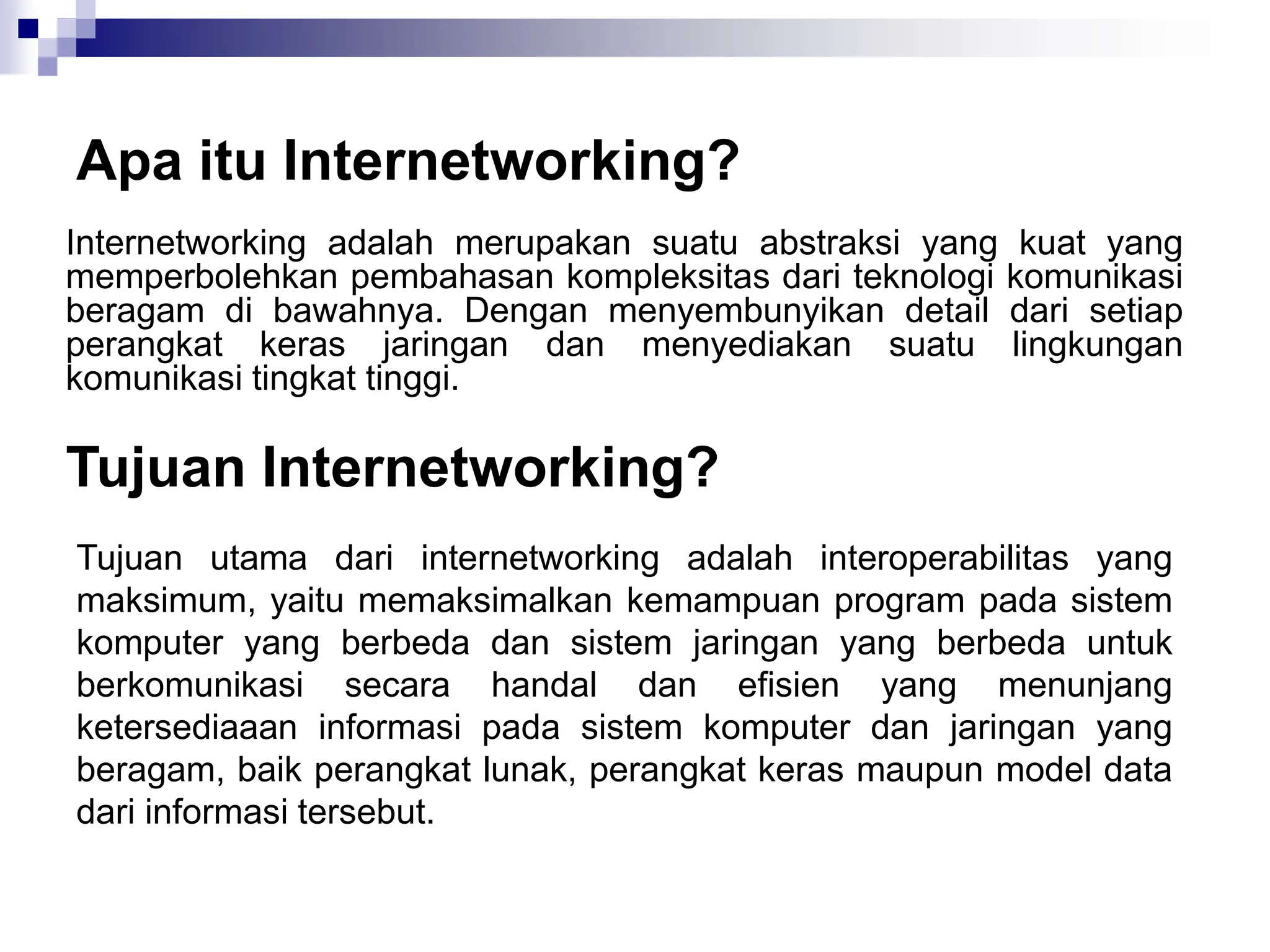 Materi internet Gateway dan NAT Networking | PPT