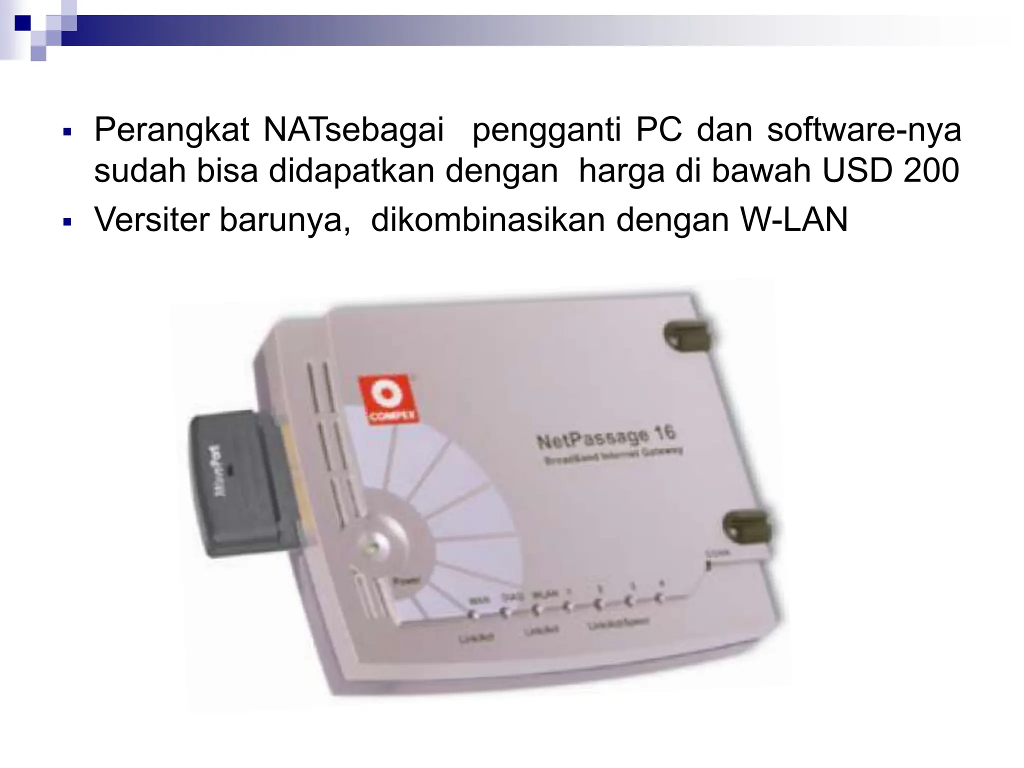 Materi internet Gateway dan NAT Networking | PPT Materi internet Gateway dan NAT Networking | PPT