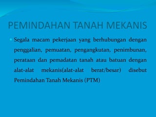 Pengantar Alat Berat PTM | PPTX