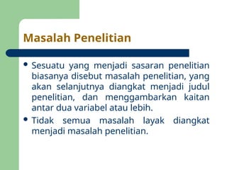 Metodologi Penelitian Jenis dan Ragam Penelitian | PPT
