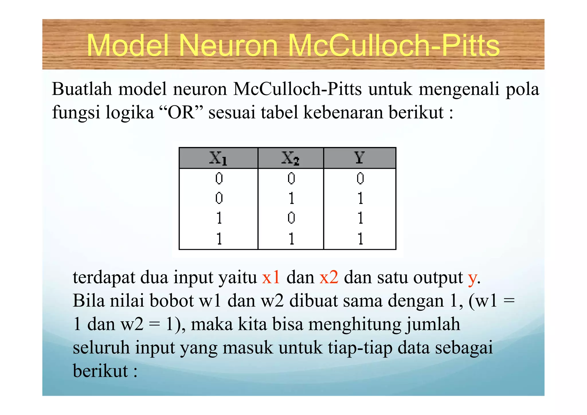 Jaringan Syaraf Tiruan (JST) | PDF