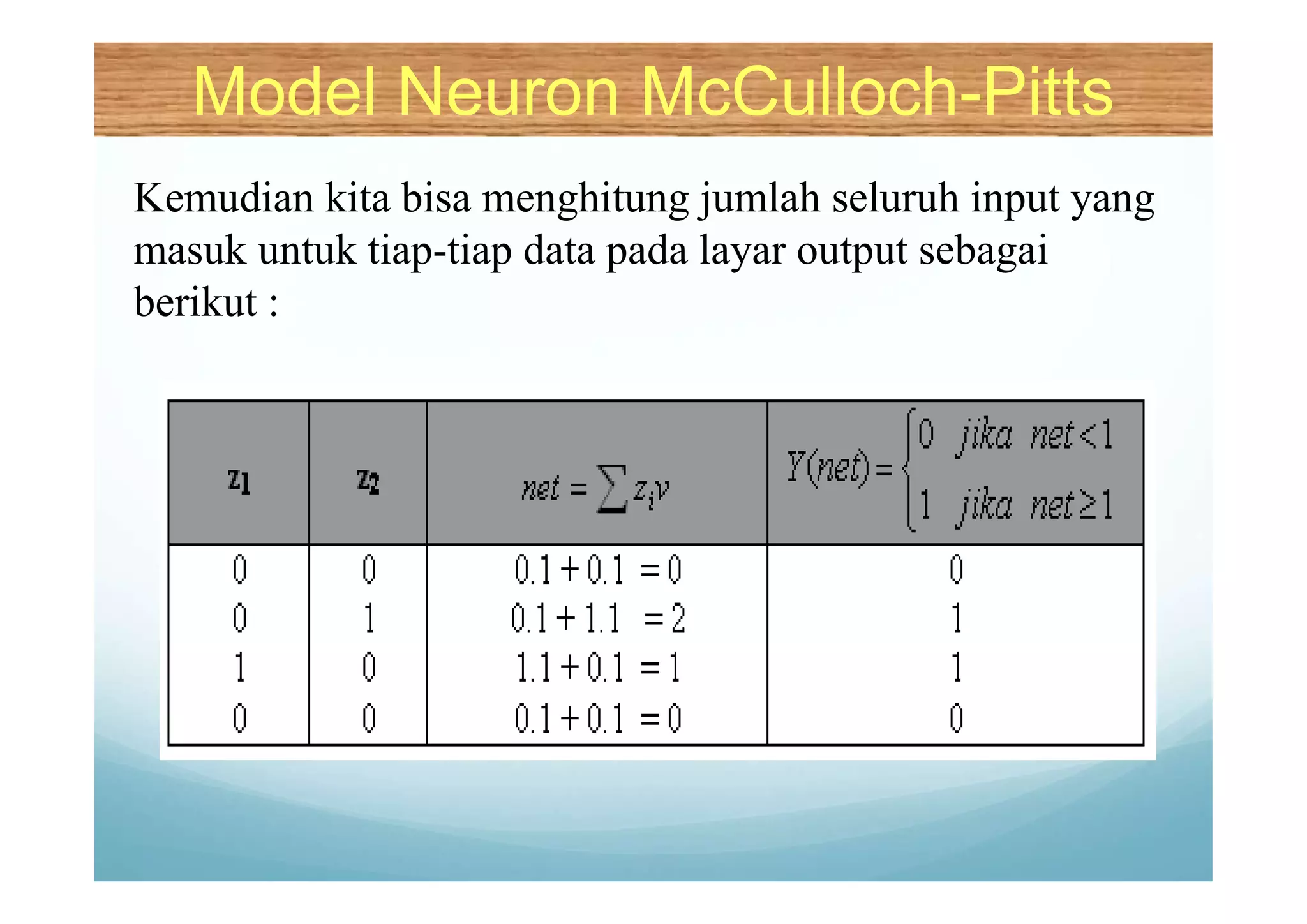 Jaringan Syaraf Tiruan (JST) | PDF