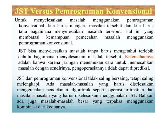 Jaringan Syaraf Tiruan (JST) | PDF