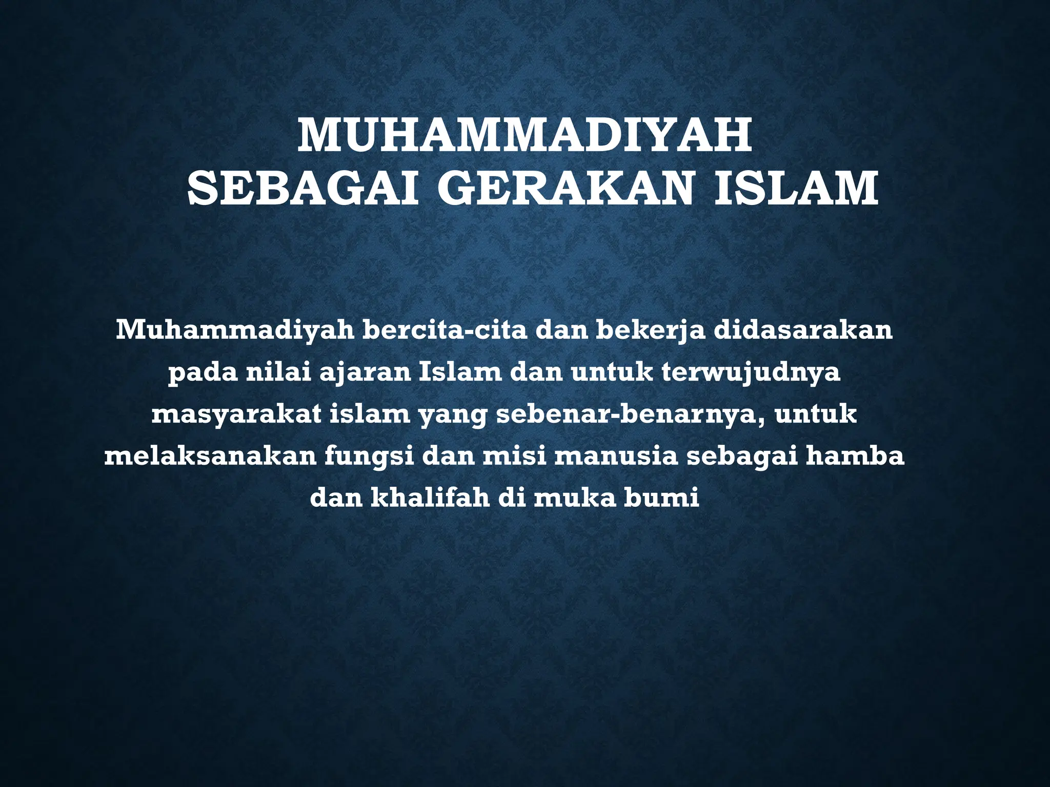 Pertemuan Ke 2 (Ciri Gerakan Muhammadiyah).pptx