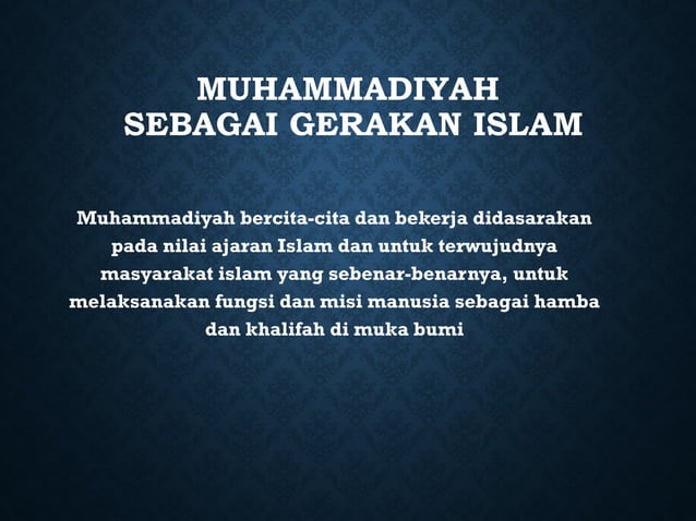 Pertemuan Ke 2 (Ciri Gerakan Muhammadiyah).pptx