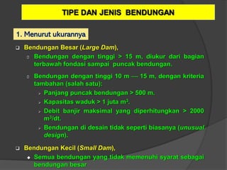 Pertemuan ke 2_Tipe dan Jenis Bendungan.pdf